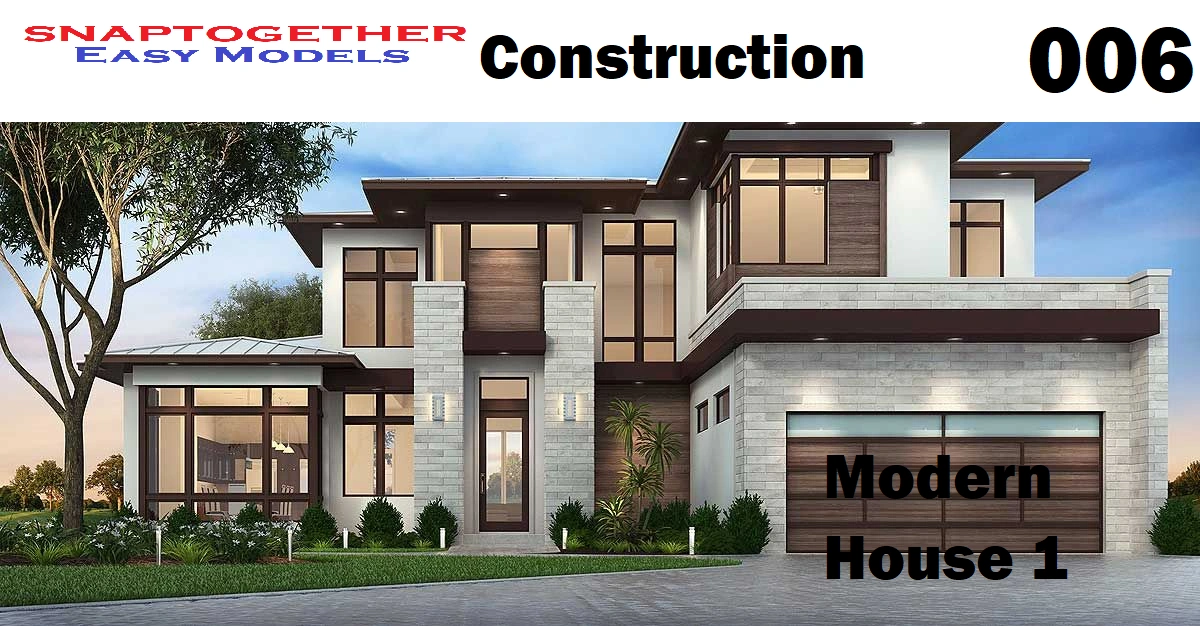 Modern House 1 | SnapTogether Models Wiki | Fandom