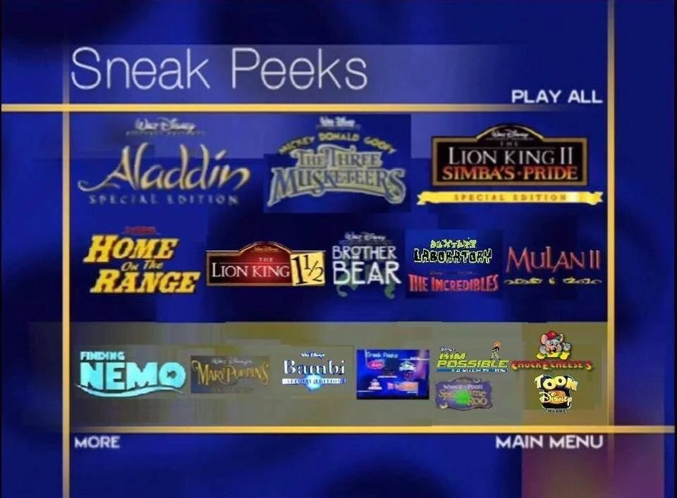 Sneak Peeks Menu From Rugrats Tales From The Crib Three Jacks And The ...