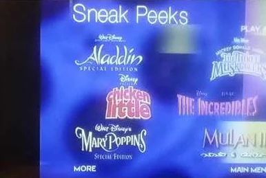 Spymate Sneak Peeks Menu