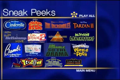 Spymate Sneak Peeks Menu