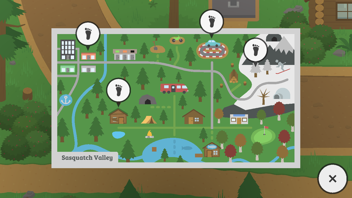 Map Sneaky Sasquatch Wiki Fandom