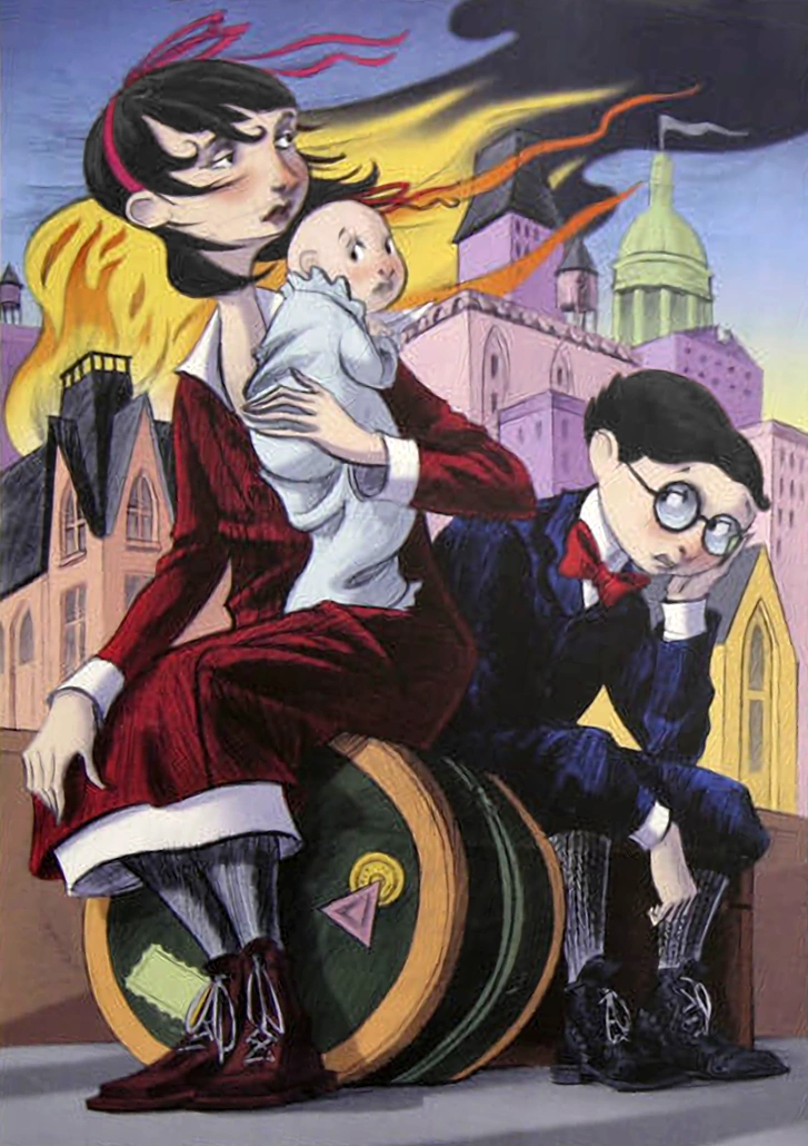 Series Of Unfortunate Events Characters Olivia Caliban | Lemony