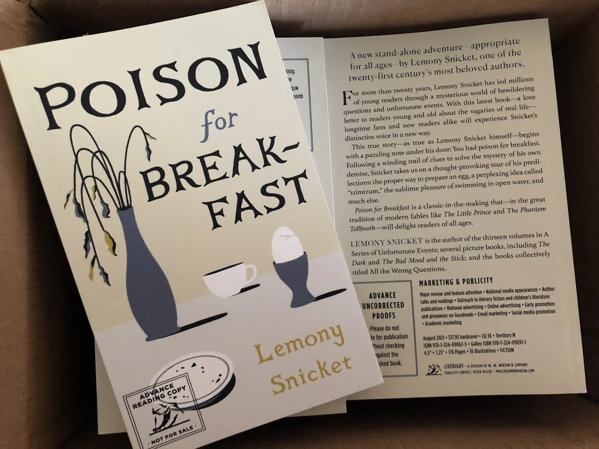 User blog:ConnieBlackwood/Poison for Breakfast Advance Reading Copies ...