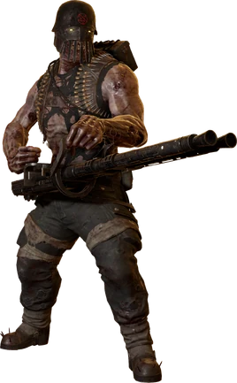 Heavy Gunner Zombie | Sniper Elite Wiki | Fandom
