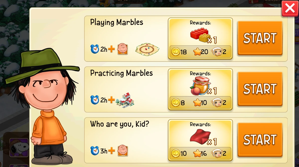 Category:Task and Reward for Joe Agate | Snoopy Town Tale Wiki | Fandom