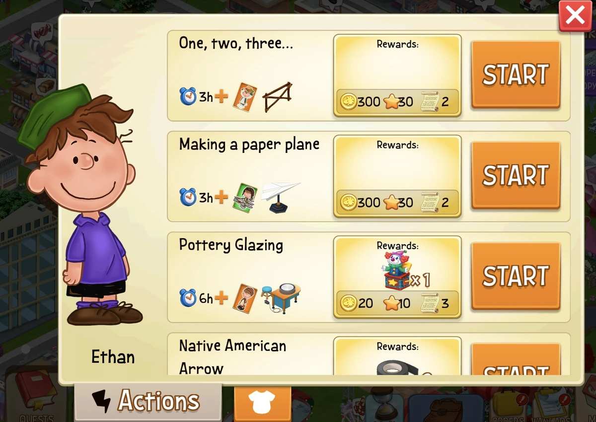 Category:Task and Reward for Ethan | Snoopy Town Tale Wiki | Fandom