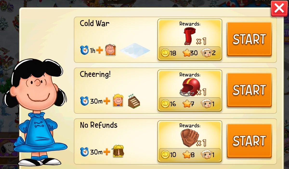 Category:Task and Reward for Lucy | Snoopy Town Tale Wiki | Fandom