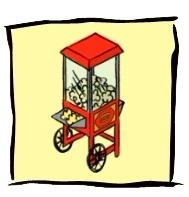 Popcorn Cart | Snoopy's Street Fair Wiki | Fandom