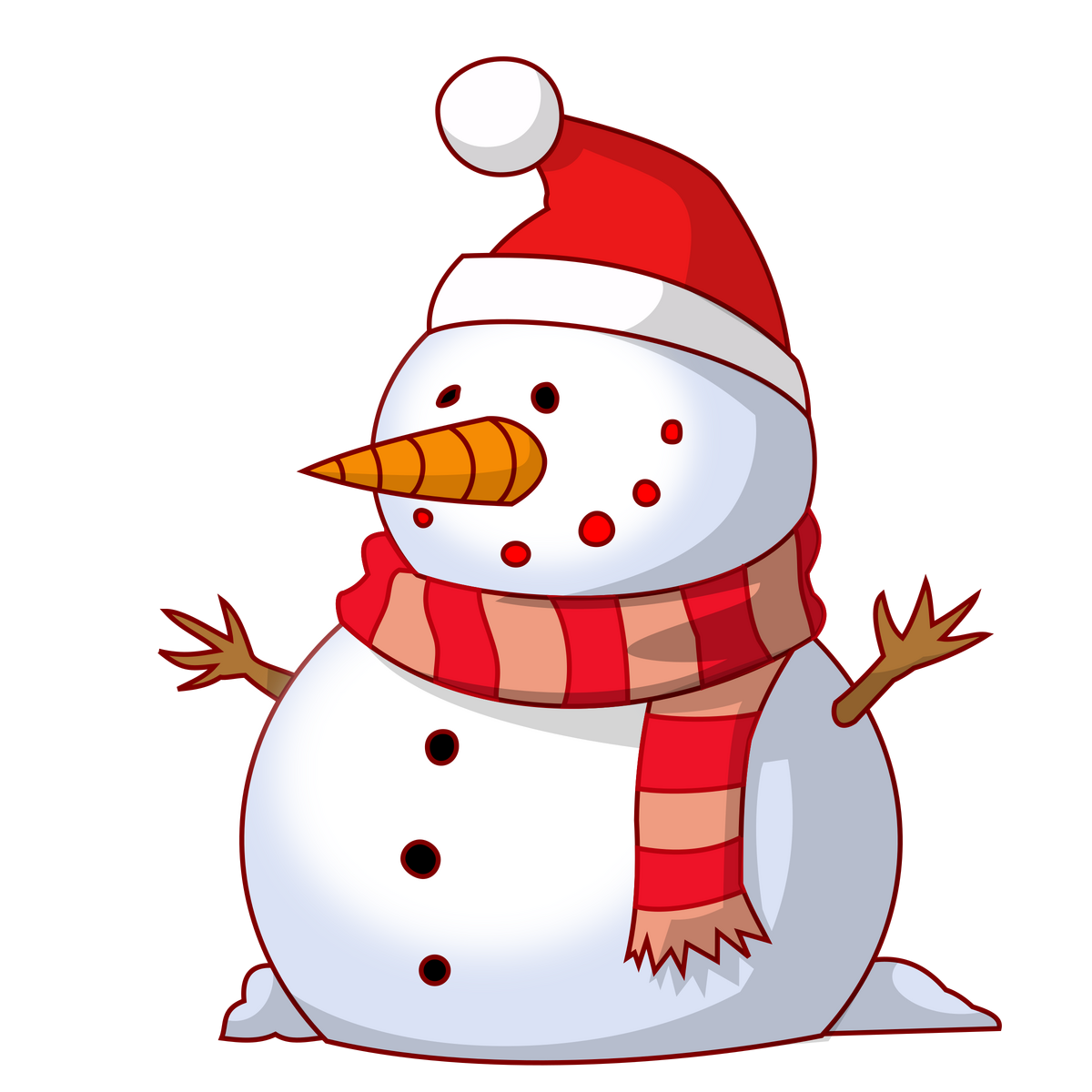 Santa Hat Snowman | Snowmen Wiki | Fandom