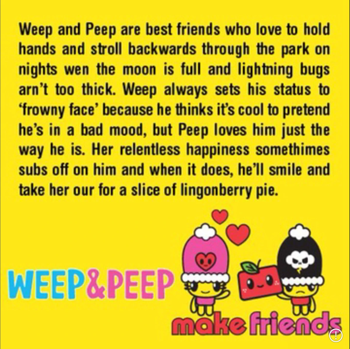 Weep & Peep | So so happy Wikia | Fandom