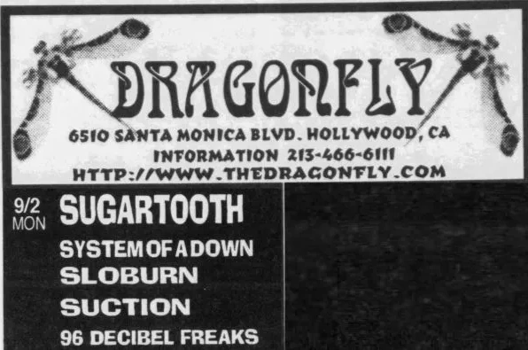 Category:SOAD concerts in 1996 | System of a Down Wiki | Fandom