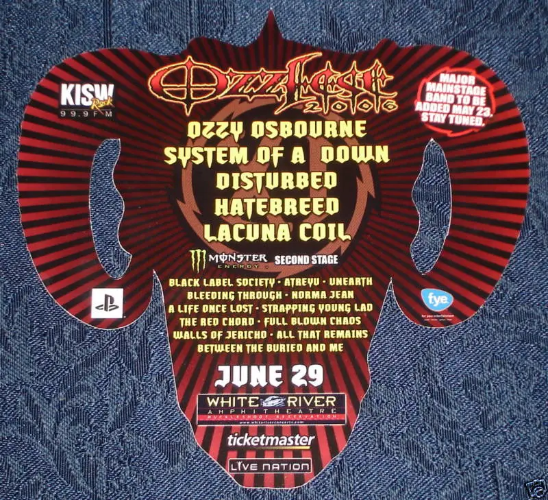 White River Amphitheatre June 29th, 2006 | System of a Down Wiki | Fandom