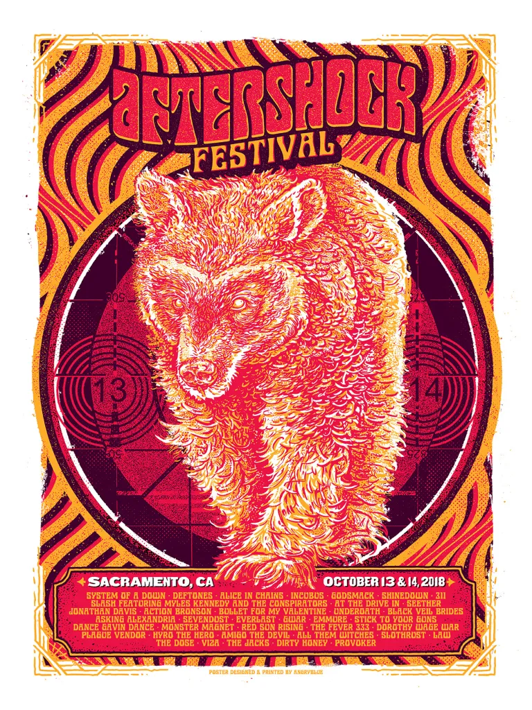 Aftershock Festival October 14th, 2018 | System of a Down Wiki | Fandom