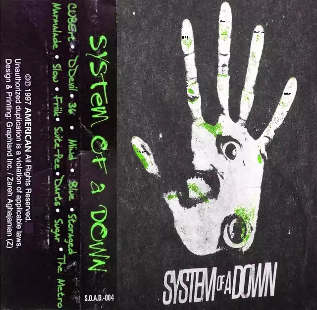 Demo Tape 4 | System of a Down Wiki | Fandom