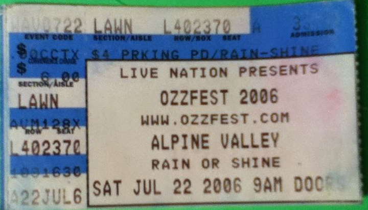 Alpine Valley Music Theatre July 22nd, 2006 | System of a Down Wiki ...
