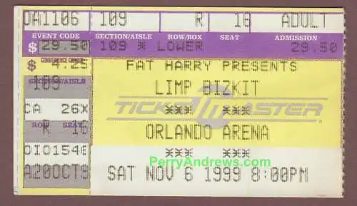 Orlando Arena November 6th, 1999 | System of a Down Wiki | Fandom