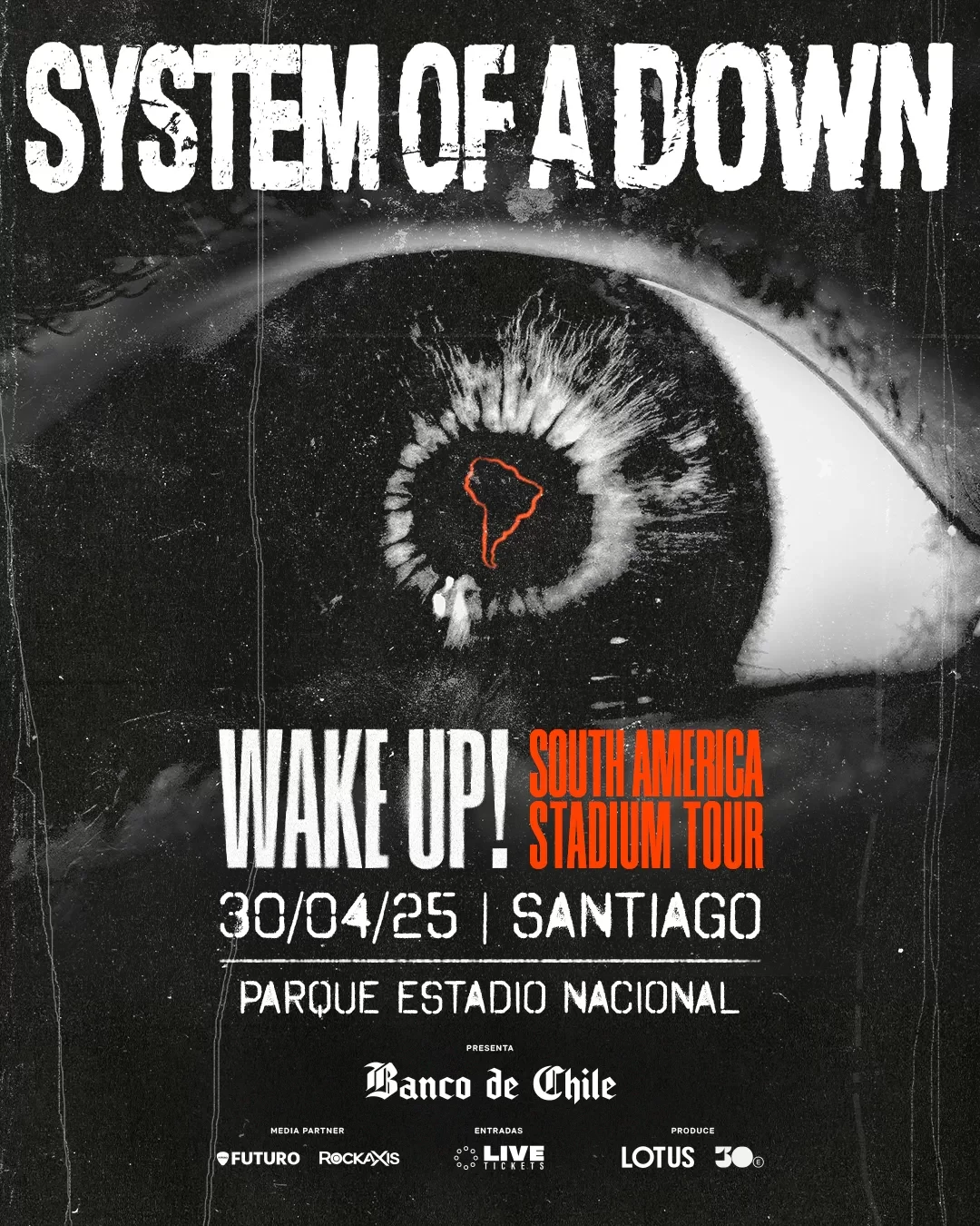 Parque Estadio Nacional April 30th, 2025 | System of a Down Wiki | Fandom
