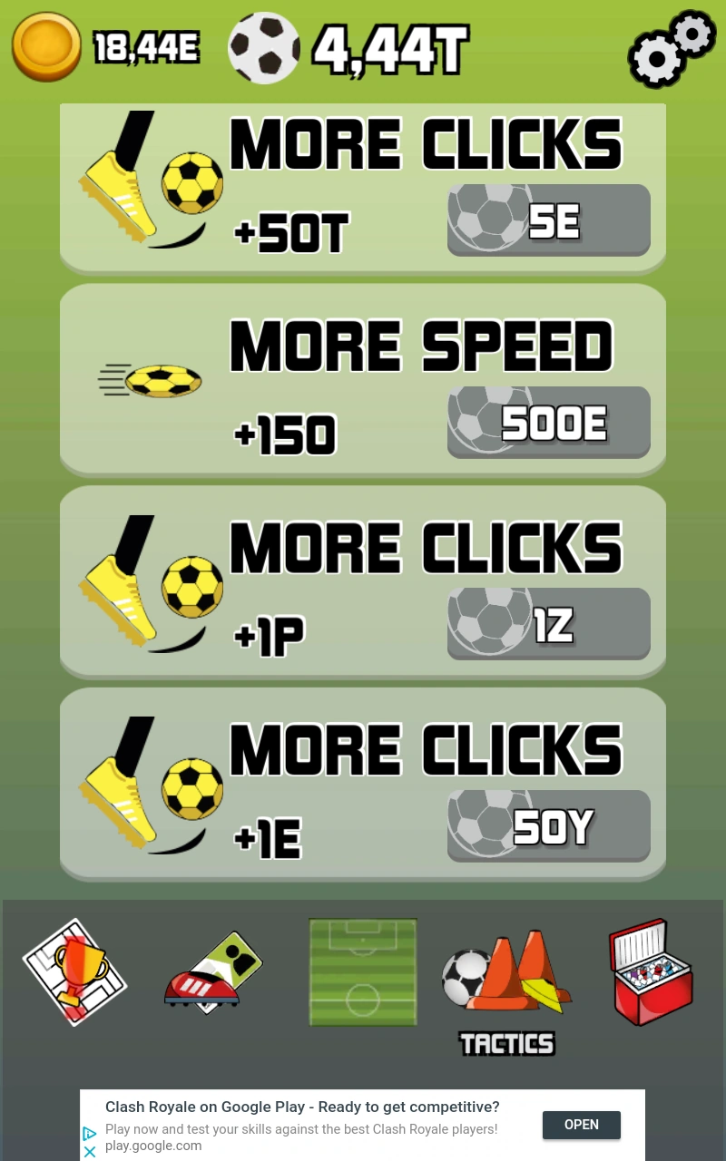 Tactics | Soccer Manager Clicker Wiki | Fandom