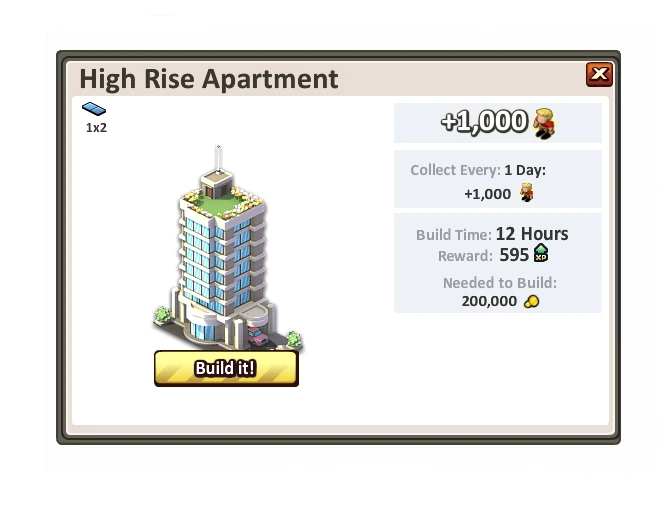 High Rise Apartment | Social City Wiki | Fandom
