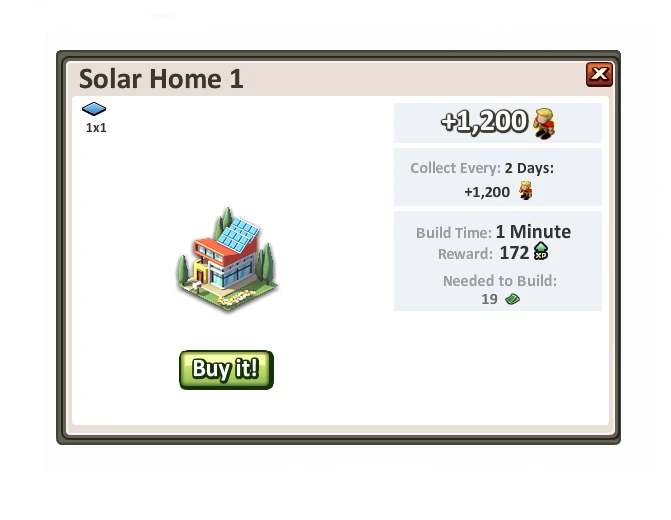 Solar Home 1 | Social City Wiki | Fandom