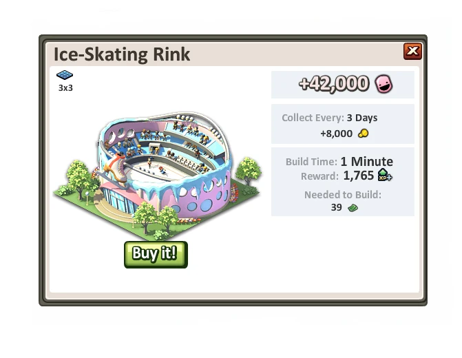 Ice-Skating Rink | Social City Wiki | Fandom