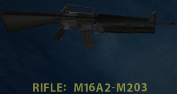 M16a2 M203