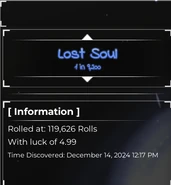 Lost Soul | Sol's RNG Wiki | Fandom