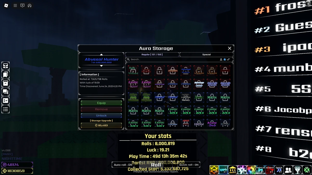 User blog:Geungsi/Cooked or Cooking? (8M) | Sol's RNG Wiki | Fandom