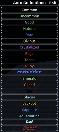 Collection | Sol's RNG Wiki | Fandom