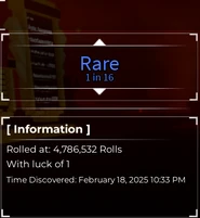 Rare | Sol's RNG Wiki | Fandom