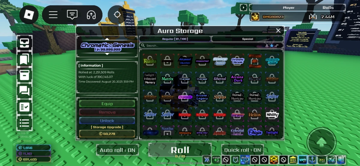 User blog:OmgBob2323/2.44m rolls→2.93m rolls(2 weeks) | Sol's RNG Wiki ...