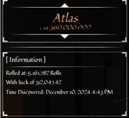 ATLAS | Sol's RNG Wiki | Fandom