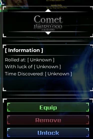 Comet | Sol's RNG Wiki | Fandom