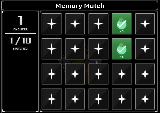 User blog:Alacathechaotic/my Memory Match method (get rare items ...