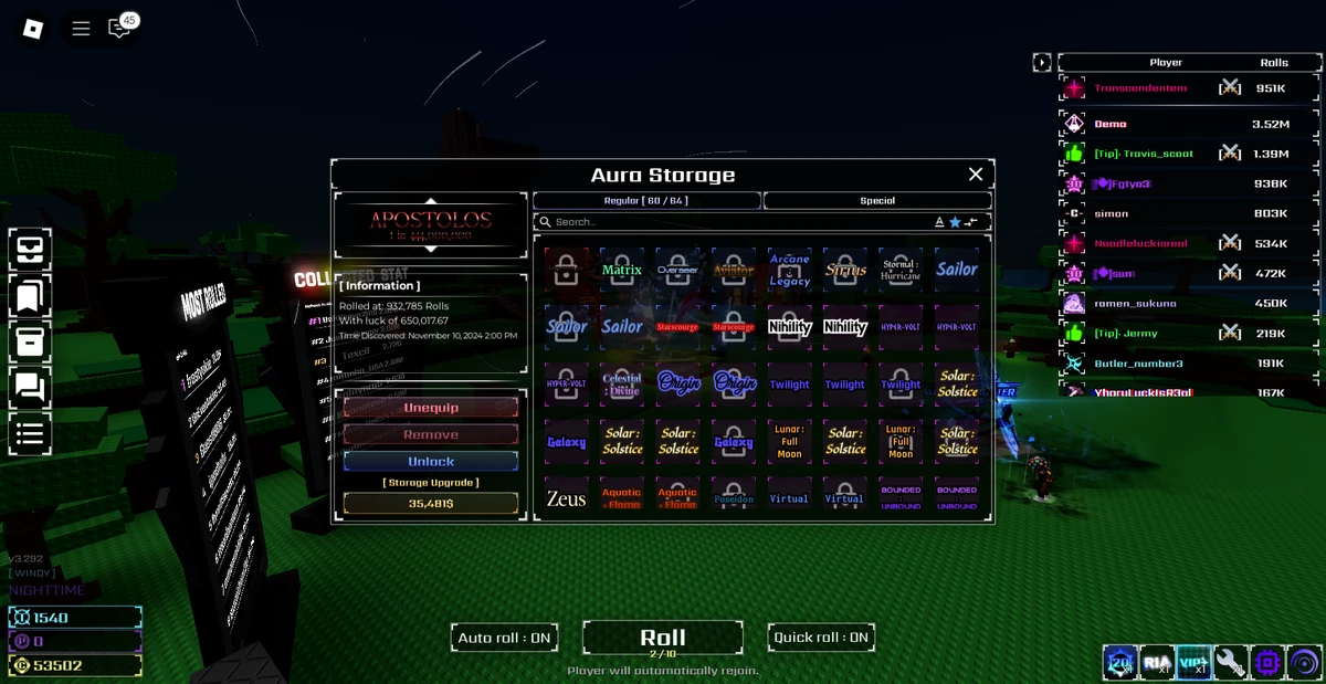 User blog:Sols Rng I Guess/cooked or cooking 952k rolls | Sol's RNG Wiki | Fandom