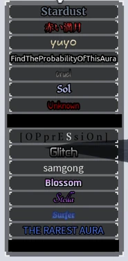 THE RAREST AURA | Sol's RNG Wiki | Fandom