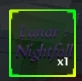 Lunar ☾ Nightfall | Sol's RNG Wiki | Fandom