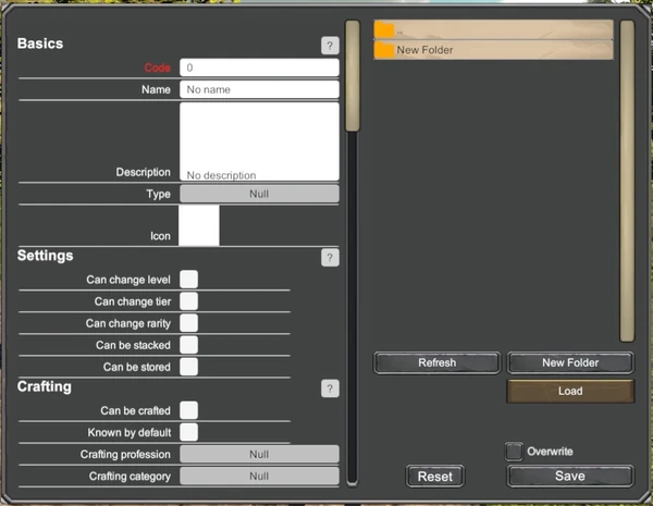 Item Editor | Solace Crafting Wiki | Fandom