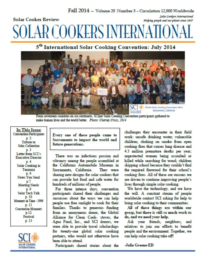 Solar cooking news archive 2014 | Solar Cooking | Fandom