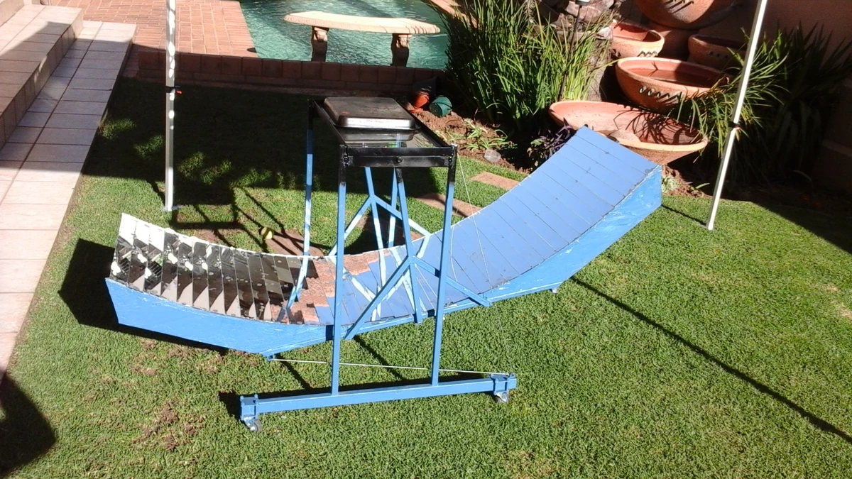 Solar Mirror Array BBQ | Solar Cooking | Fandom