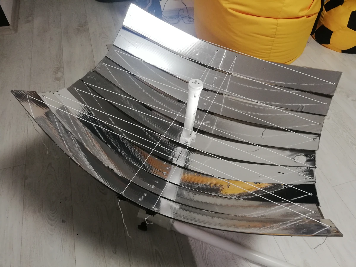 1000W Portable Lightweight Parabolic Mirror | Solar Cooking | Fandom