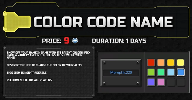 Color Code Name | Soldier Front 2 Wiki | Fandom