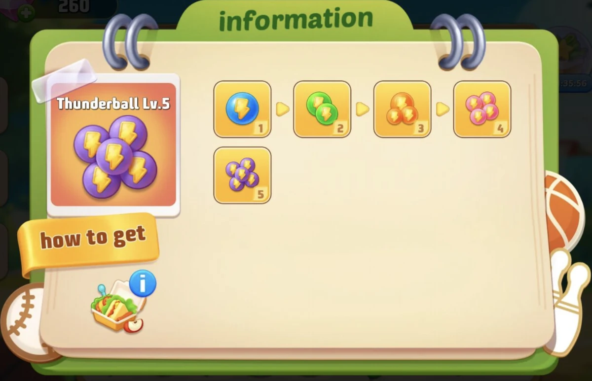 Thunderball-Sports Festival | Solitaire TriPeaks Journey Wiki | Fandom