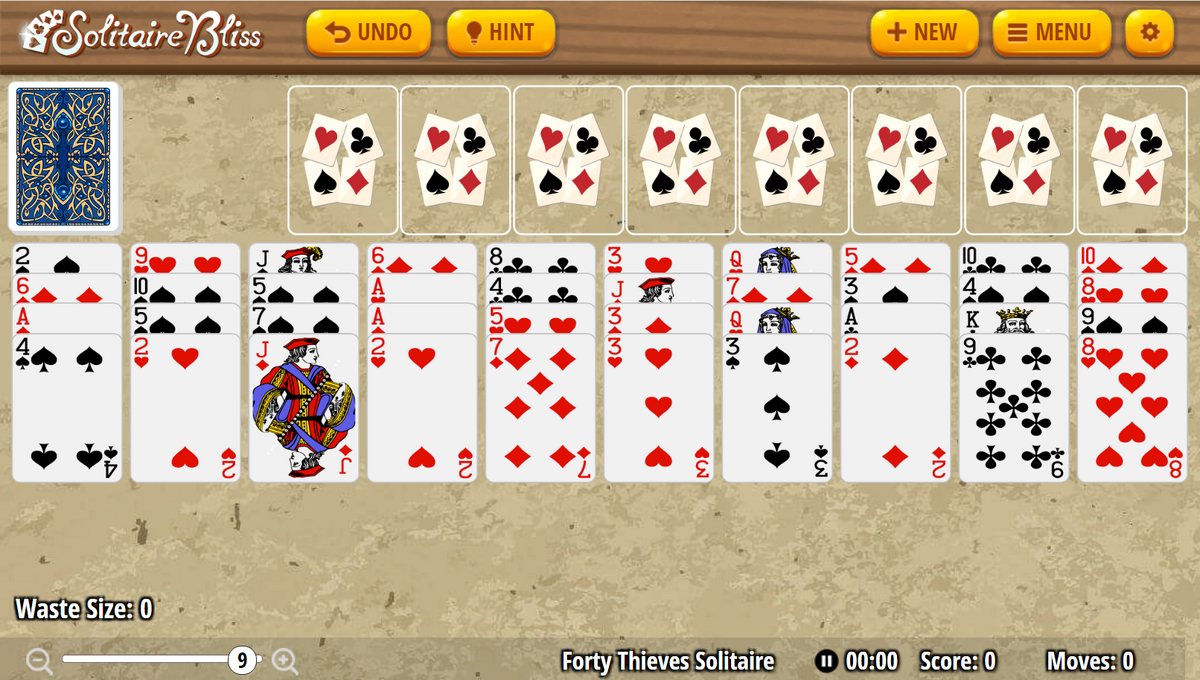 Forty Thieves | Solitaire Bliss Wiki | Fandom