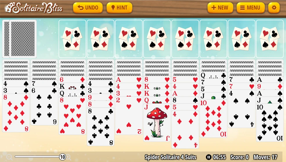 Spider Solitaire Template, Packs