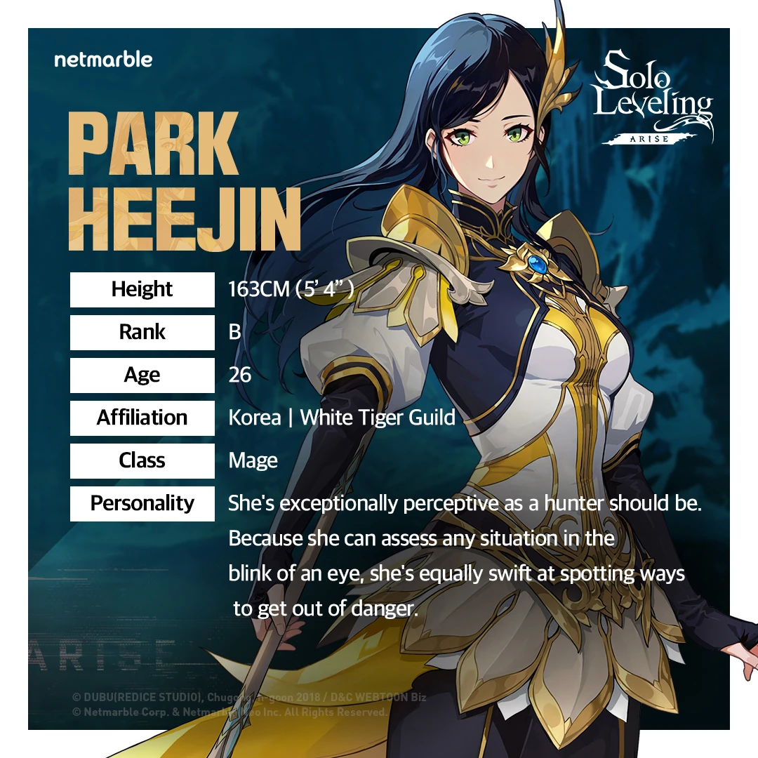 Park Heejin | Solo Leveling: ARISE Wiki | Fandom