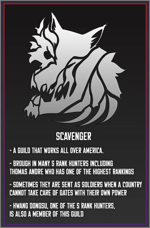 Scavenger Guild | Solo Leveling Wiki | Fandom