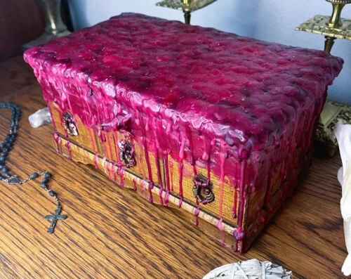 Haunted Dybbuk Box Ritual & How 2 Make Your Own Dybbuk Box~ PLUS GLASS ...