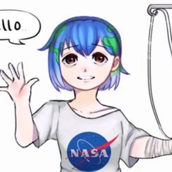 how to draw earth chan step by step