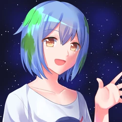 how to draw earth chan
